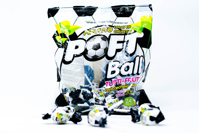 Chupetin relleno con chicle POFT BALL – Tutti frutti - General Candies